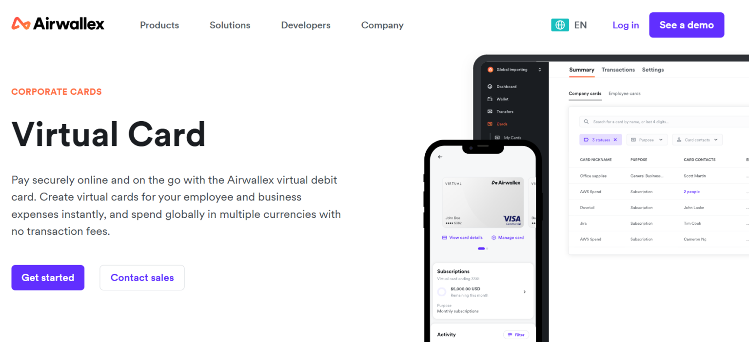10 best virtual card providers for businesses